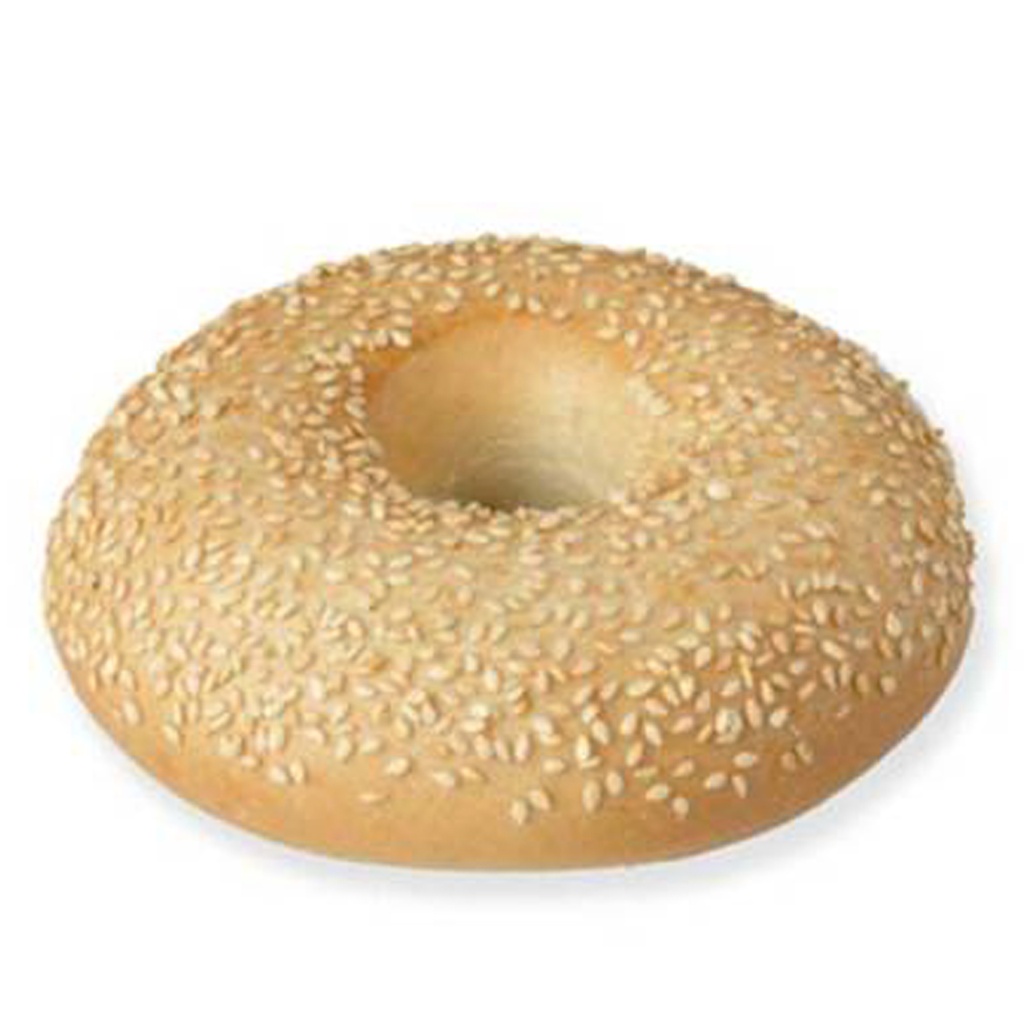 2526 Bagel Sesam Bun Pastridor 36 x 75 gr | Noyez Snacks België